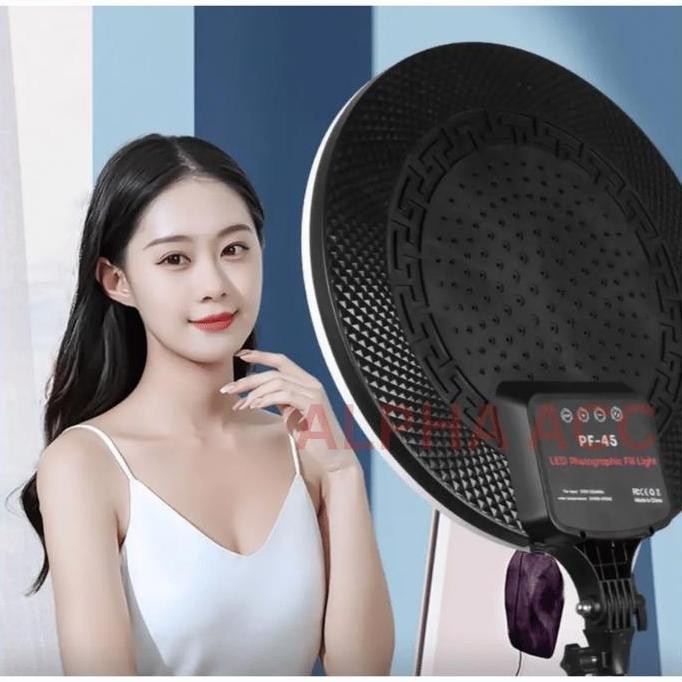 Jual LAMPU MUA PF-45 18 INCH 50 WATT LAMPU MAKEUP STUDIO FOTO VIDEO ...