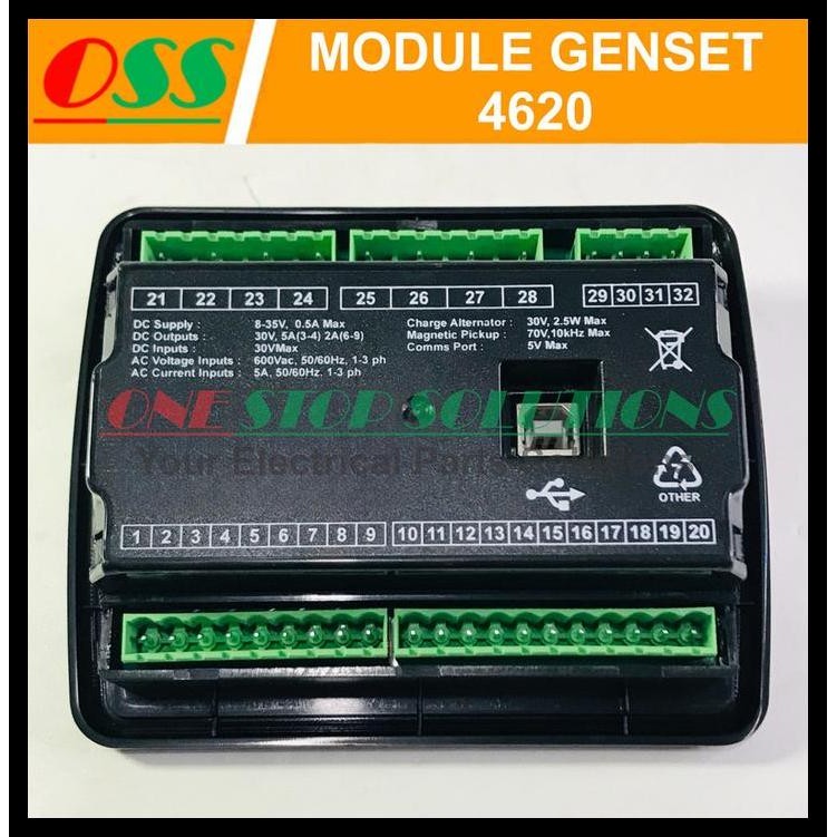 Jual GRATIS ONGKIR MODULE GENSET CONTROLLER OEM 4620 REPLACEMENT ...
