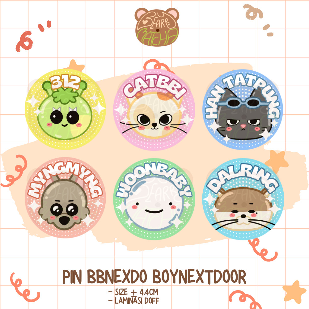 Jual [READY STOCK] BOYNEXTDOOR - BBNEXDO Pin 4.4cm | Shopee Indonesia