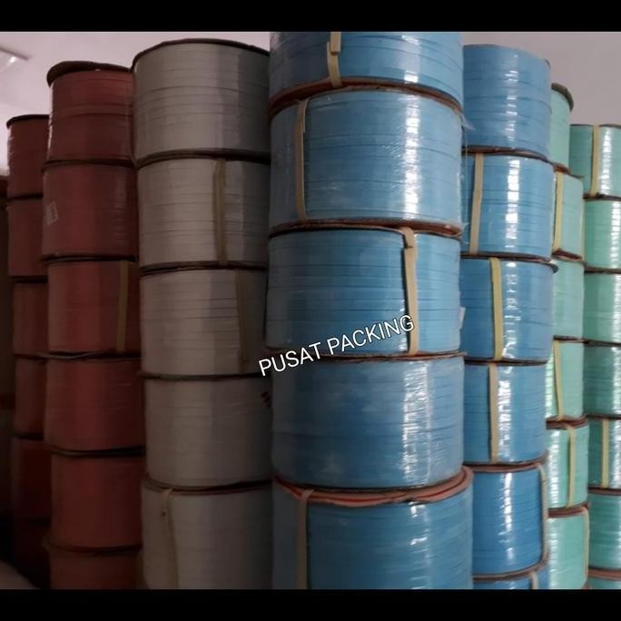 Jual Tali Strapping Straping Band Warna 15mm/Tali Packing/Tali Klem ...