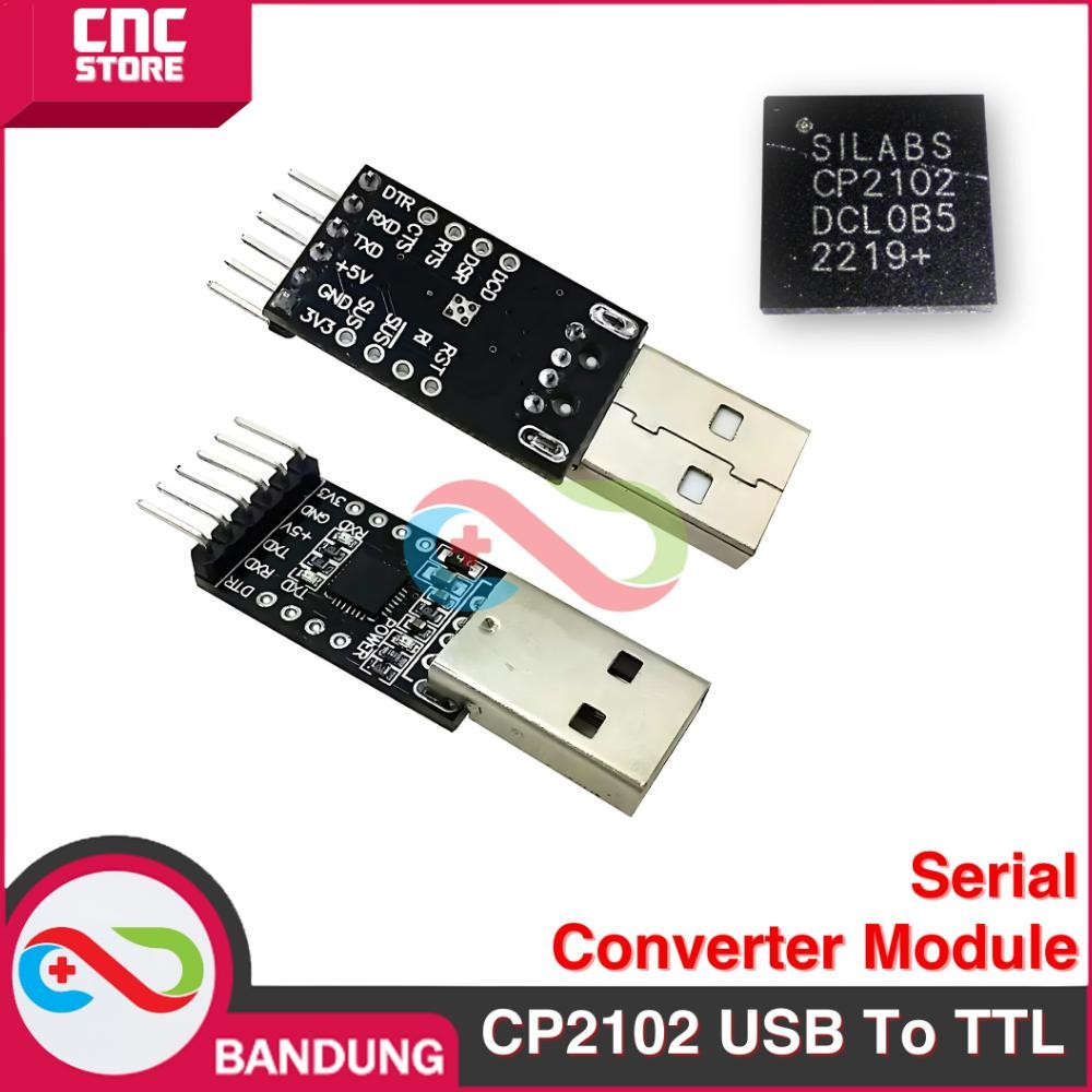 Jual CP2102 USB TO TTL SERIAL CONVERTER MODULE ARDUINO ESP8266 ...