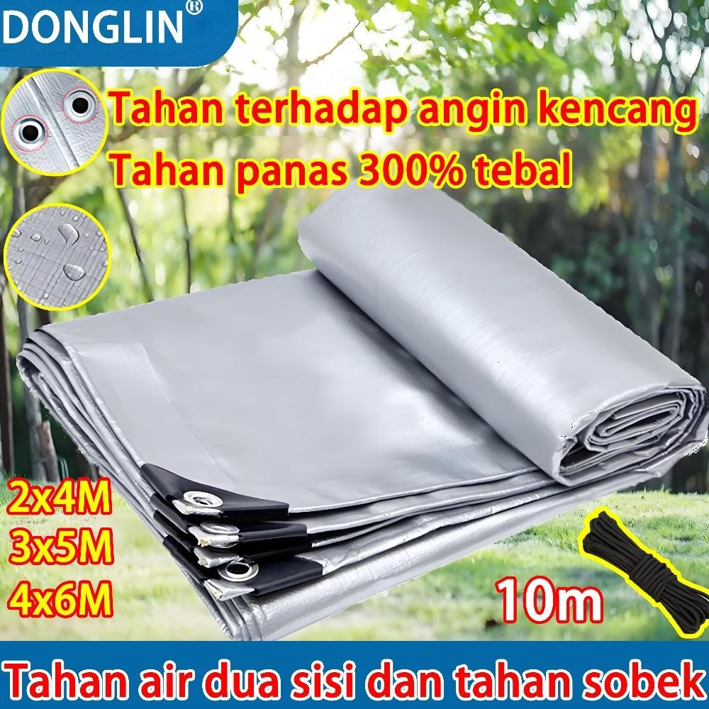 Jual Donglin Terpal Ukuran 4X6 Meter/3X5M/2X4M Gratis Tali 10M 100% ...