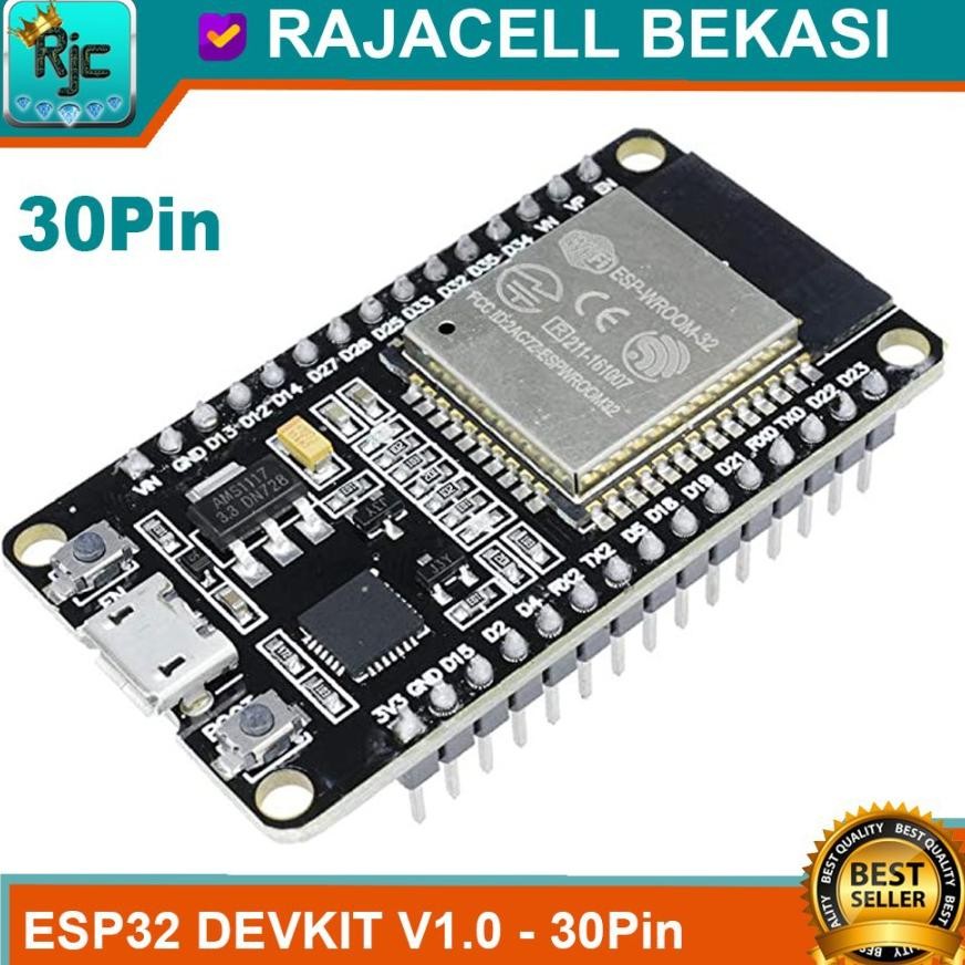 Jual ESP32 ESP-32 DEVKIT V1 Board 30 Pin Wifi Bluetooth BLE Microcontroller DiM | Shopee Indonesia
