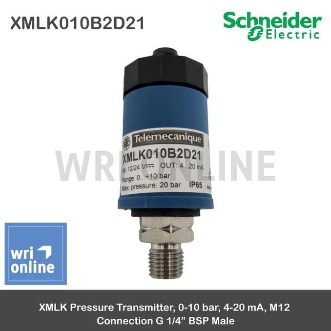 Jual Xmlk010B2D21 Pressure Transmitter 0-10 Bar 4-20Ma Schneider ...