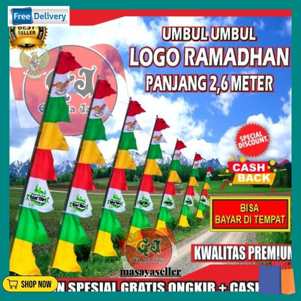 Jual Umbul Umbul Ramadhan Bendera Ramadhan Umbul Umbul Logo Ramadhan ...
