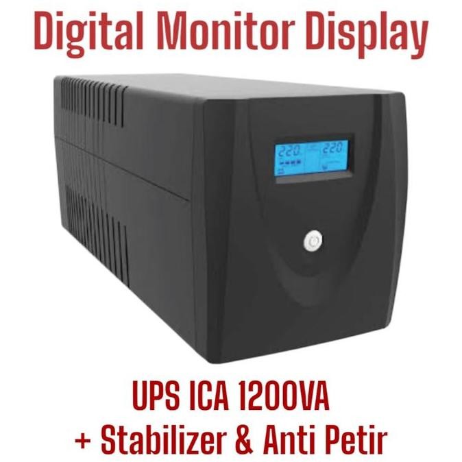 Jual UPS ICA CE1200D CE 1200 DIGITAL MONITOR DISPLAY 1200 VA ICA CE ...