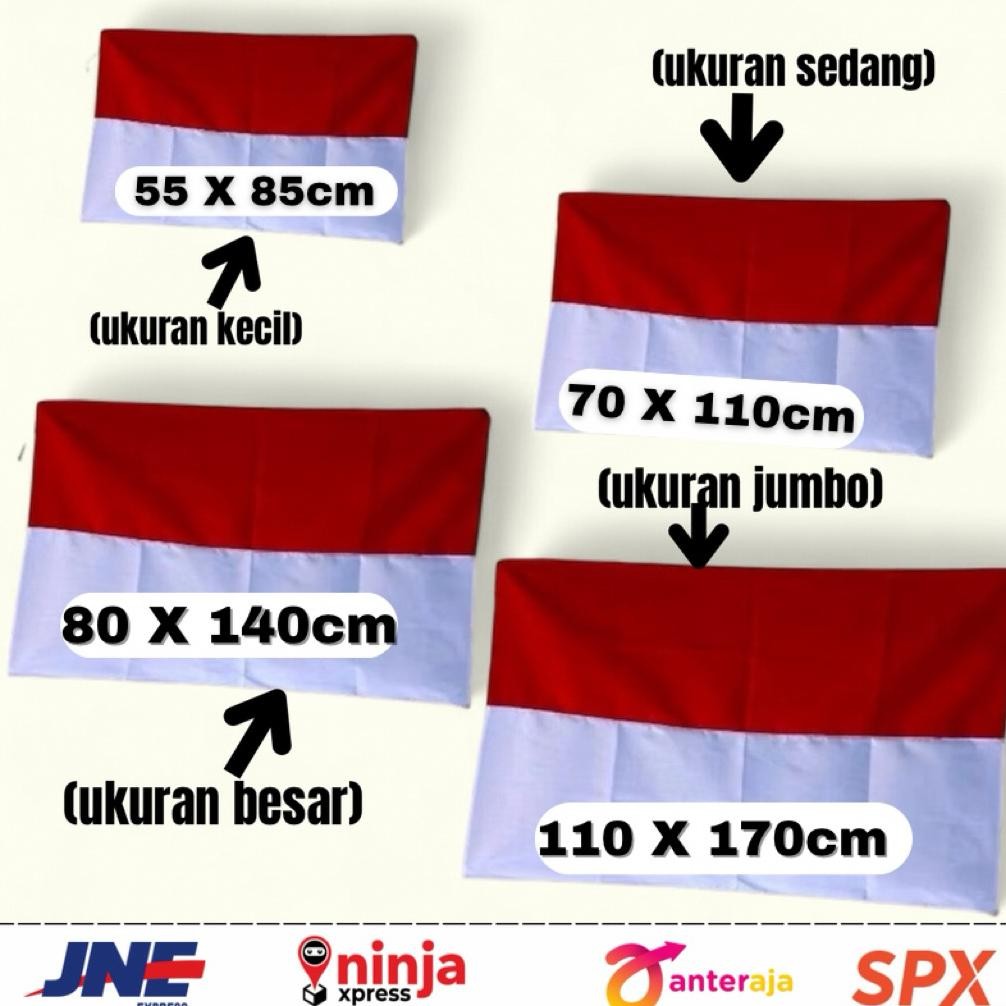 Jual Bendera Merah Putih Bendera Indonesia Size Kecil , Sedang ,Besar ...