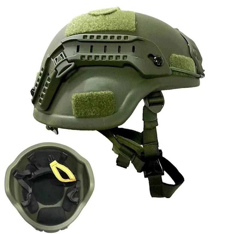 Jual Uhmwpe Fast High Cut Ballistic Helmet Iso Certified Nij Class Iiia ...