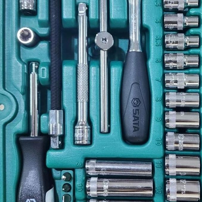 Jual Set Kunci Socket Sata Tools 09001 36Pcs 1/4 Inch (Metrik) | Shopee ...