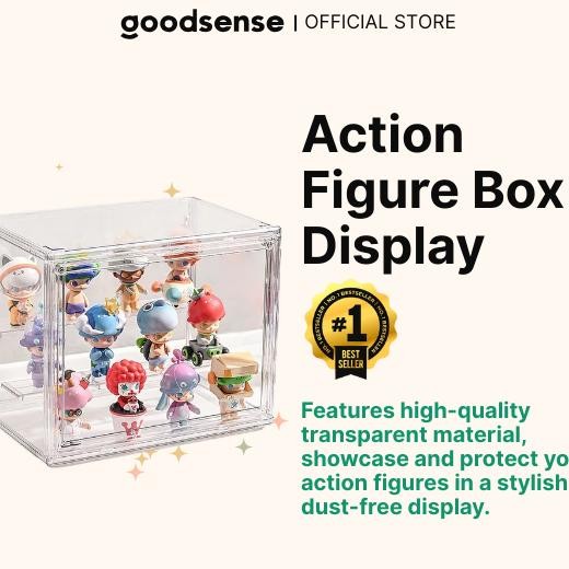 Jual Goodsense Action Fure Box Display Box Full Acrylic Pop Mart Blind ...
