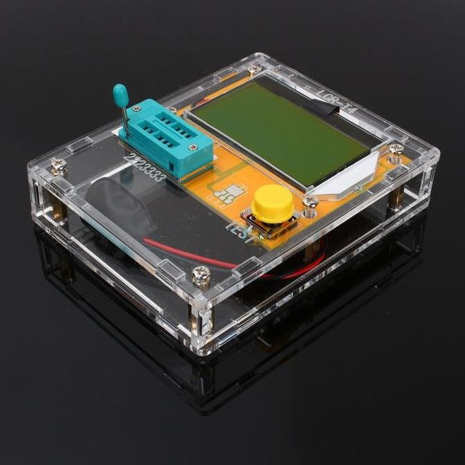 Jual ESR METER M328 TRANSISTOR TESTER WITH CLEAR ACRYLIC CASE SHELL ...