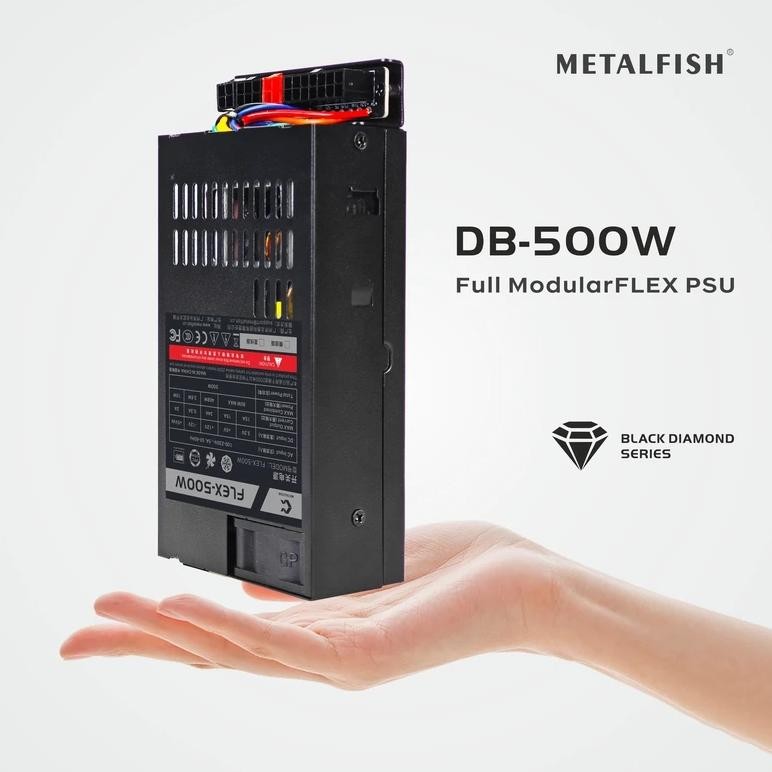 Jual Metalfish Flex 400/500W Modular Power Supply Small 1U Computer Psu ...
