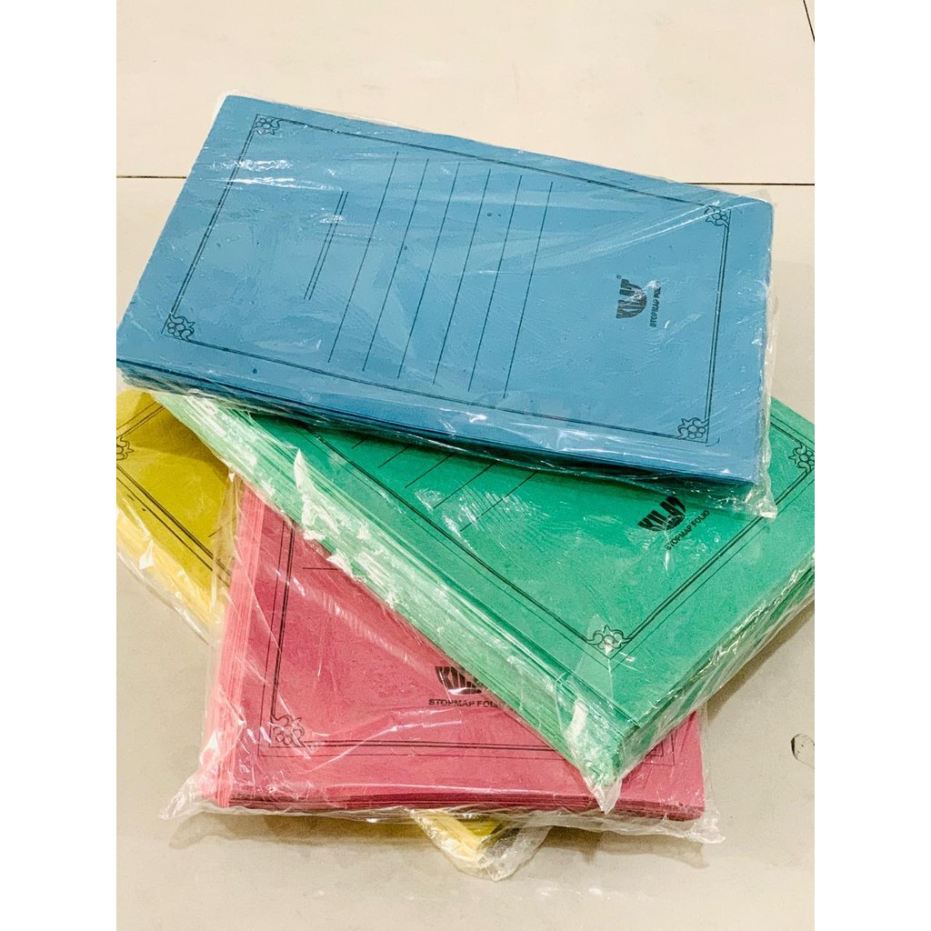 Jual (1 Pack/50 Pcs) Stofmap Kertas Folio/ Map Kertas | Shopee Indonesia