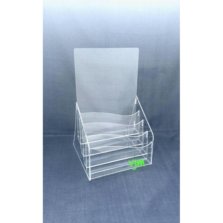 Jual New Acrylic Tempat Brosure Folio : 2 (4susun) | Shopee Indonesia