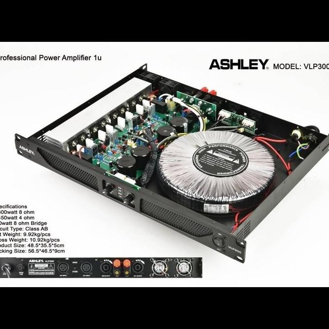 Jual Masih Ada! Power Amplifier Ashley Vlp300/Vlp 300 ( Original ...