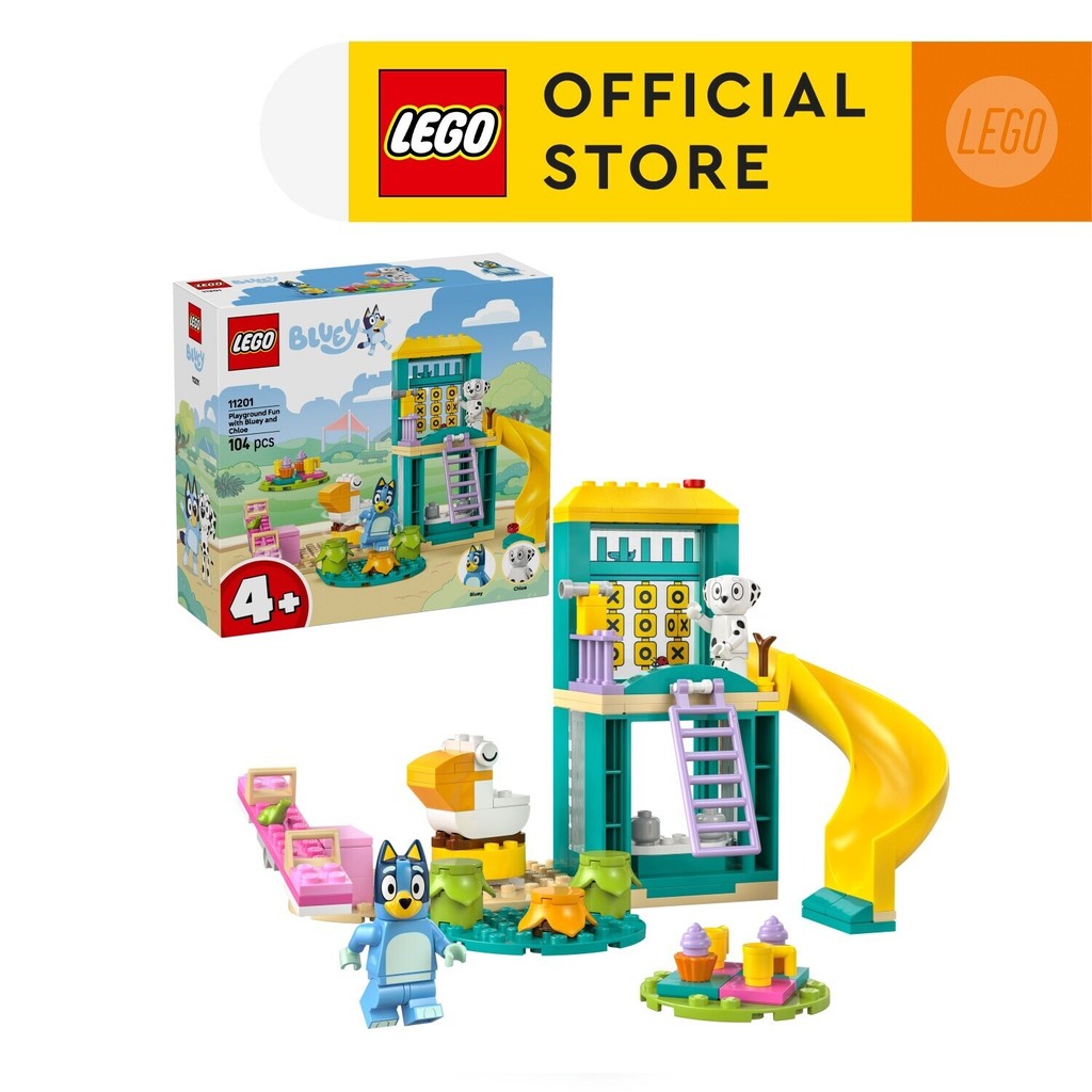 Jual LEGO 4plus Berry 2025 11201 Playground Fun with Bluey and Chloe ...