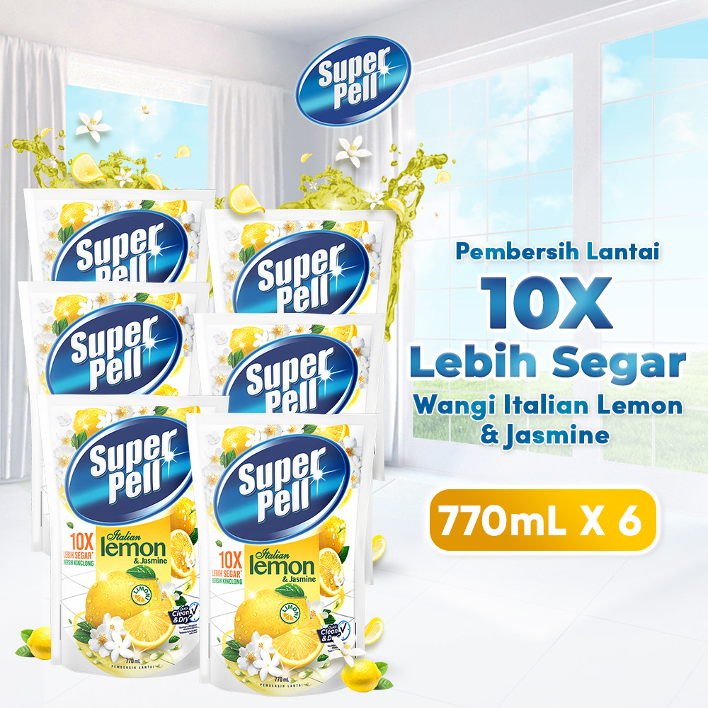 Jual Superpell Pembersih Lantai Pel Lantai Kinclong Harum & Wangi ...