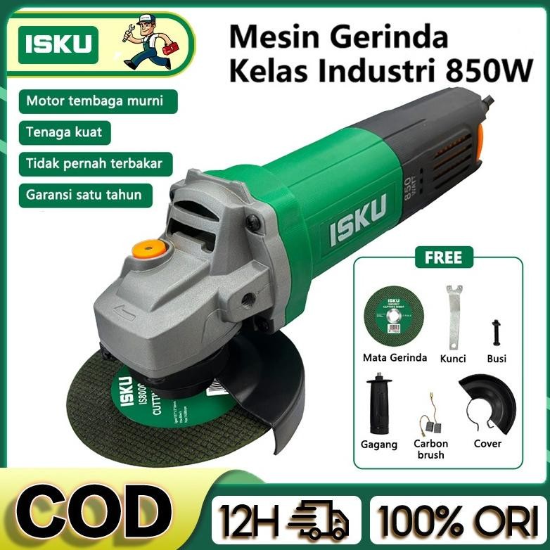 Jual ISKU Mesin Gerinda Tangan 850W Dan 500W Angle Grinder ...