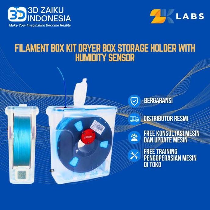 Jual ZKLABS 3D PRINTER FILAMENT BOX KIT DRYER BOX STORAGE HOLDER WITH ...