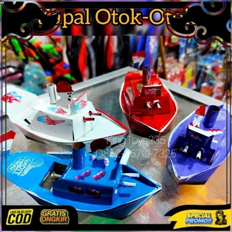 Jual Terbaik Mainan Anak Jadul Kapal Klotok Otok Bahan Bakar Minyak ...