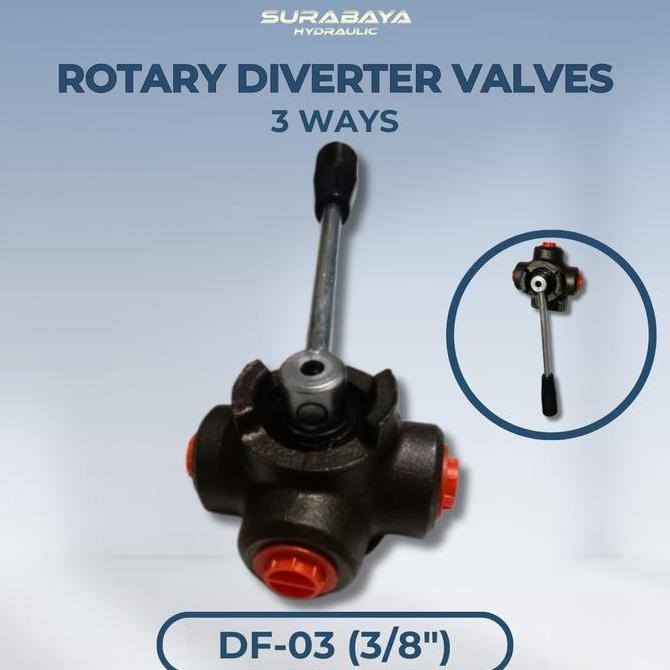 Jual HARGA DISC - DF-03 | Rotary Diverter Valves - 3 Way Hydraulic DF ...