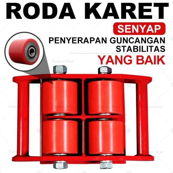 Jual RODA PEMINDAH BARANG 6/8/12/24 TON MACHINERY ROLLER MOVER CARRIER ...