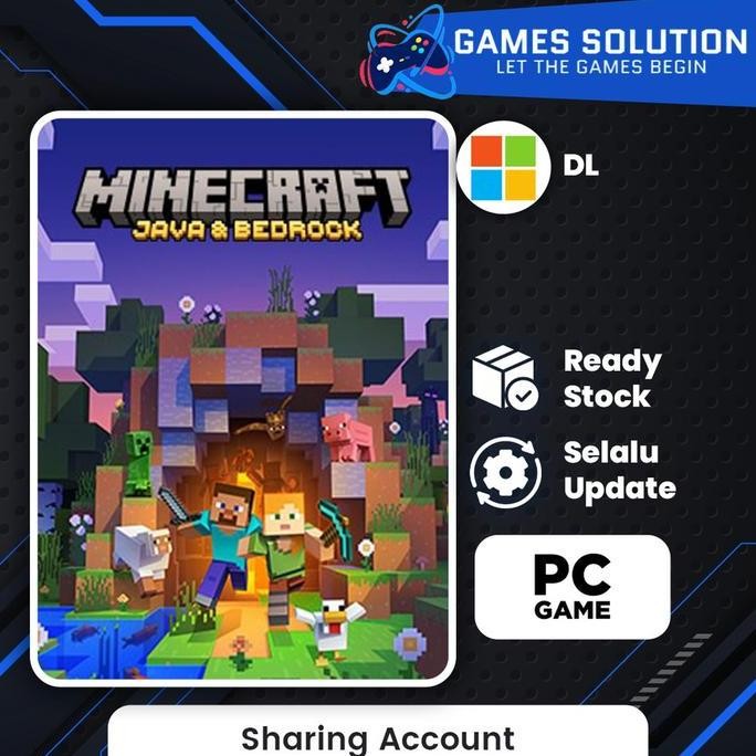 Jual Minecraft Java & Bedrock Edition Share Account Original Untuk Pc ...