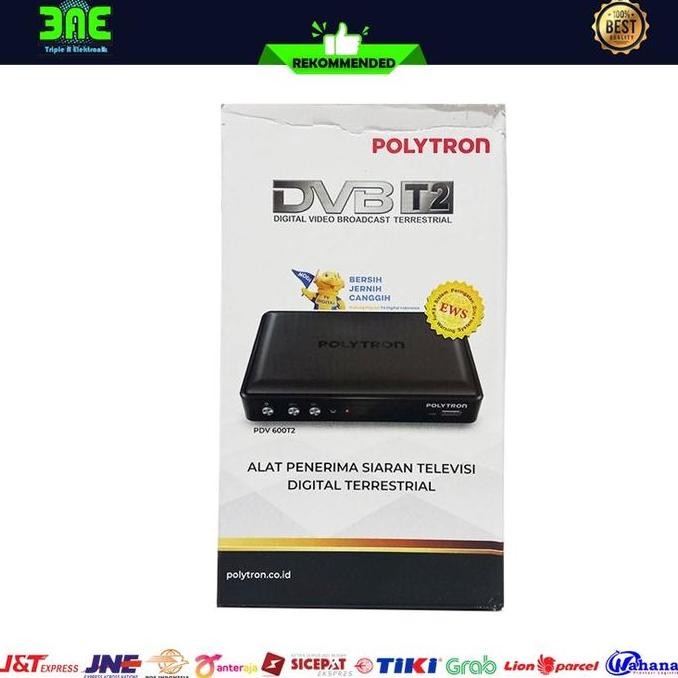 Jual HARGA DISC - Polytron PDV-600T2 DVB-T2 Set Top Box TV Digital Channel UHF Gratis | Shopee ...