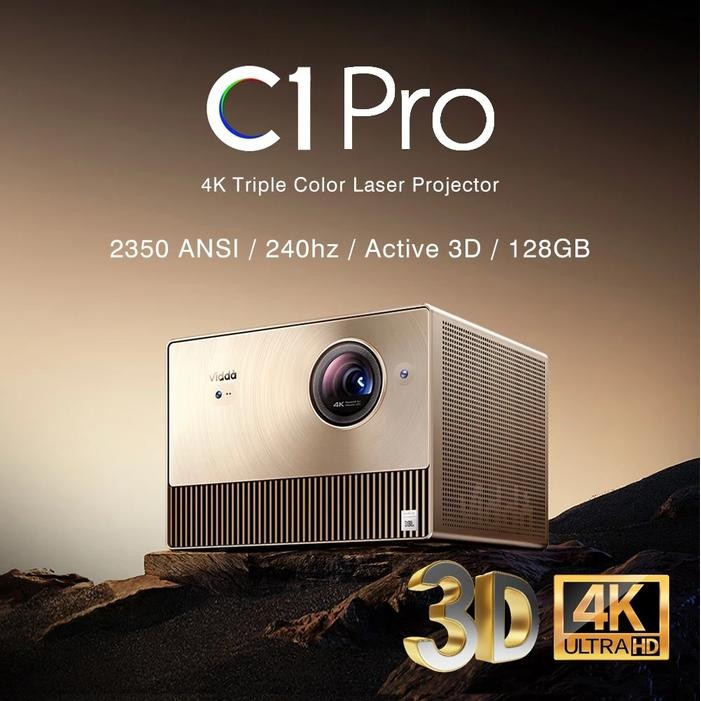 Jual Hisense Vidda C1 Pro Triple Color Laser 4K Projector 2350 ANSI ...