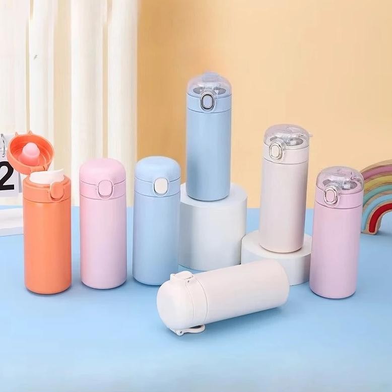 Jual Creative Mini Pea Cup Stainless Steel Bouncing Cover Vacuum Flask ...