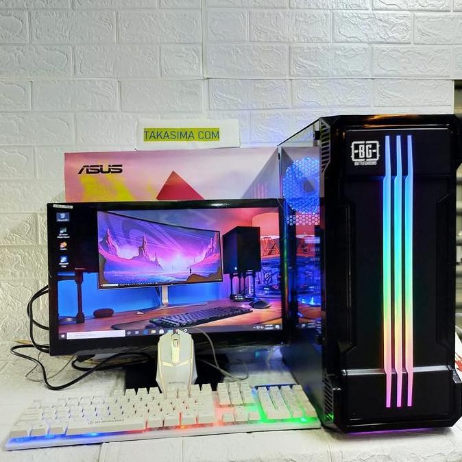 Jual Pc Rakitan Core I7 Ram 16 Gb Ssd 512 Gb Monitor 22 Inci Full Set ...