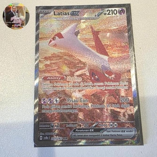 Jual Latias Ex SAR sv8s kartu pokemon kilat rasi tcg indo | Shopee ...