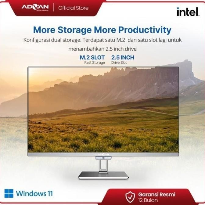 Jual Advan Aio One Pc - Core I7 1280P 8Gb 512Gb Ssd 24 Fhd Win 11 Home ...