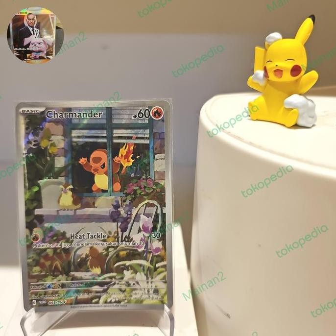 Jual Charmander ar promo pokemon kartu harta berkilau 093/sv-p tcg indo ...