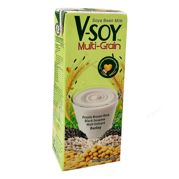 Jual V-SOY MULTI GRAIN SOYMILK 200ml | Shopee Indonesia