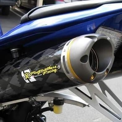 Jual stiker knalpot two brothers exhaust aluminium tahan panas emblem ...