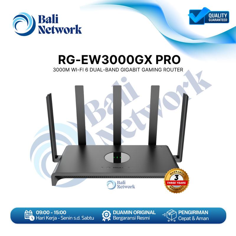 Jual Ruijie Reyee RG-EW3000GX PRO 3000M Wi-Fi 6 Dual Band Gigabit ...
