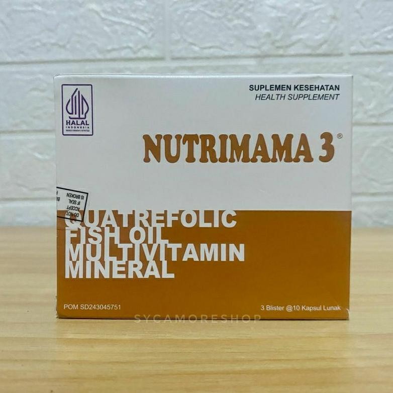 Jual Nutrimama 1 2 3 Nutrindo Vitamin Nutrisi Ibu Hamil Botol 15 Kapsul ...