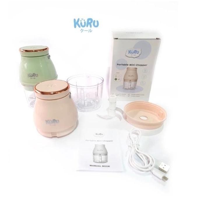 Jual KURU BABY PORTABLE MINI CHOPPER ELECTRIC - PENGHALUS MAKANAN MPASI ...