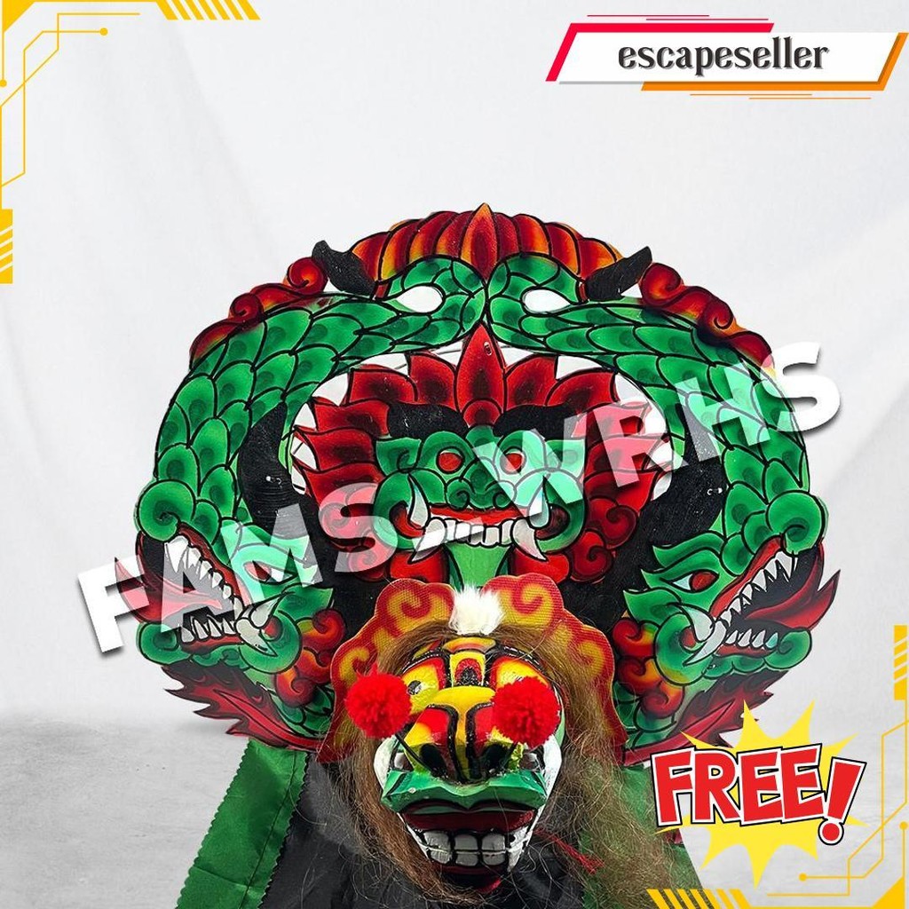 Jual Barongan Kayu Caplokan Kayu Caplok Kapsulan Barongan Anak Murah ...