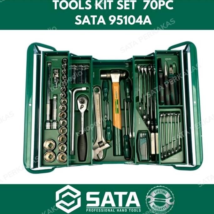 Jual Sata 95104A-70 6Pt Cantilever Alat Pertukangan Tool Box Kit Set ...