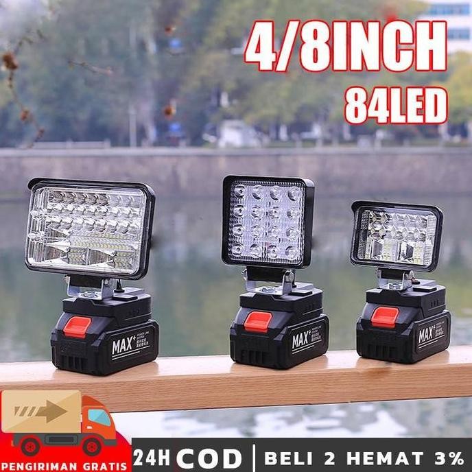 Jual Terbaru!! Lampu Darurat Luar High Lumens Paling Kuat, Isi Ulang ...