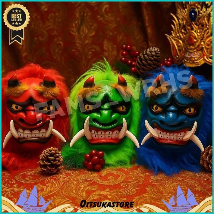 Jual Topeng Gedruk Topeng Buto Monster Bahan Spons Viral | Shopee Indonesia