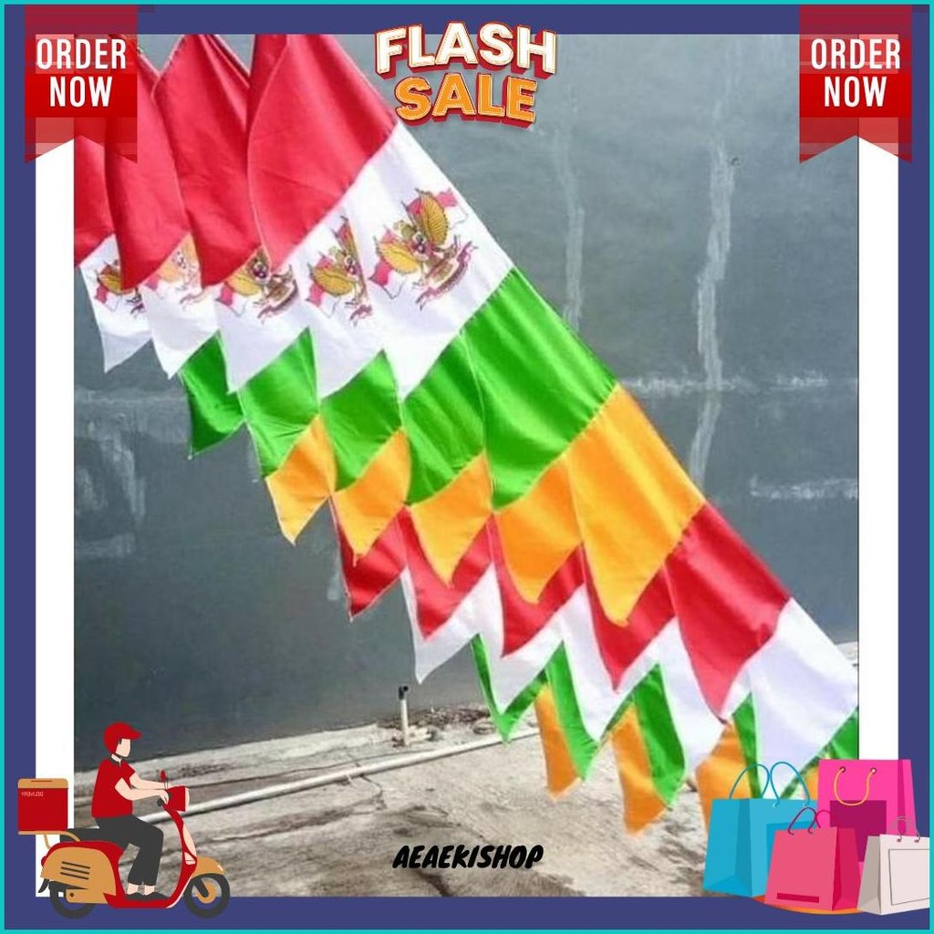 Jual Bendera Umbul Umbul Garuda Bag5 Isi 20 Pcs/1 Kodi Terlaris | Shopee Indonesia