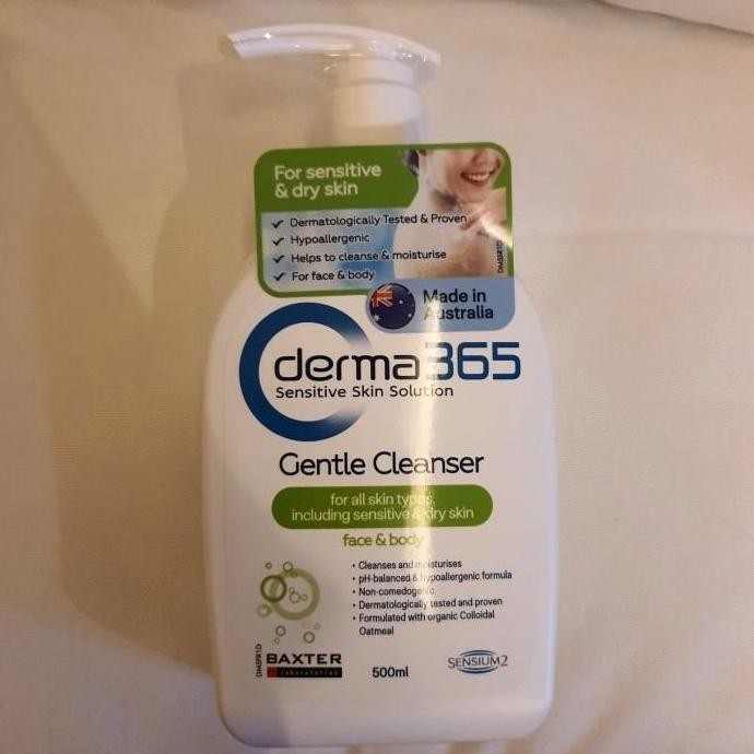 Jual Sabun Derma365 Derma 365 Gentle Cleanser Sensitive Sensitif 500ml ...