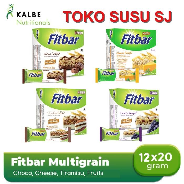 Jual New FITBAR MULTIGRAIN 5 X 22 G TIRAMISU FRUITS NUTS CHOCO DELIGHT ...