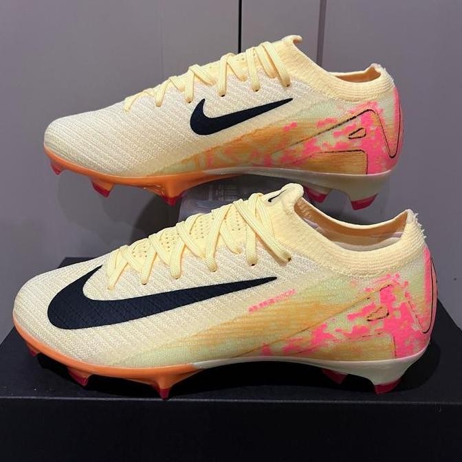 Jual Sepatu Bola Nike Zoom Mercurial Vapor 16 Elite Mbappe Orange Black ...