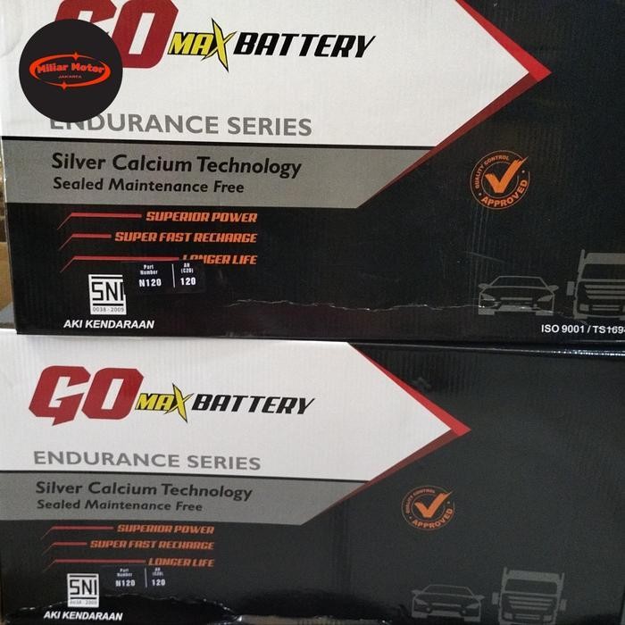 Jual Aki Kering Go Battery N120 12V 120Ah Genset Kapal Dump Truck Original Dan Terpercaya ...