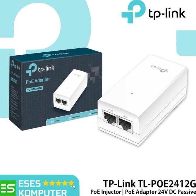 Jual BEBAS ONGKIR - TP-Link TL-POE2412G Gigabit PoE Injector 24V ...