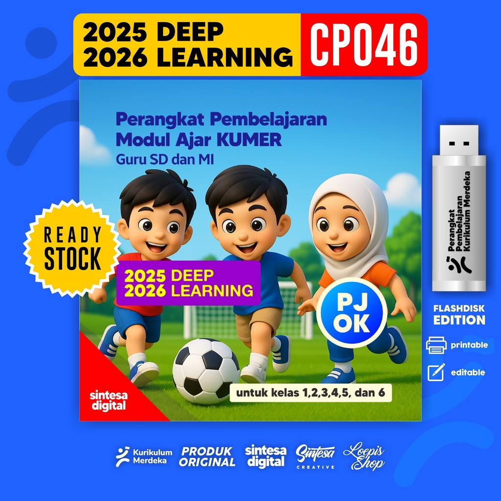 Jual FD RPP MODUL AJAR KURIKULUM MERDEKA DEEP LEARNING PJOK SD KELAS 123456 REVISI TERBARU CP ...